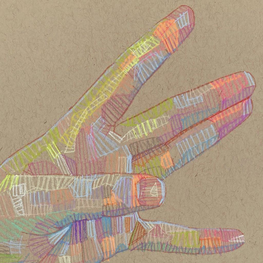 Hand Study (Original Drawing) – SOLD – Lui Ferreyra